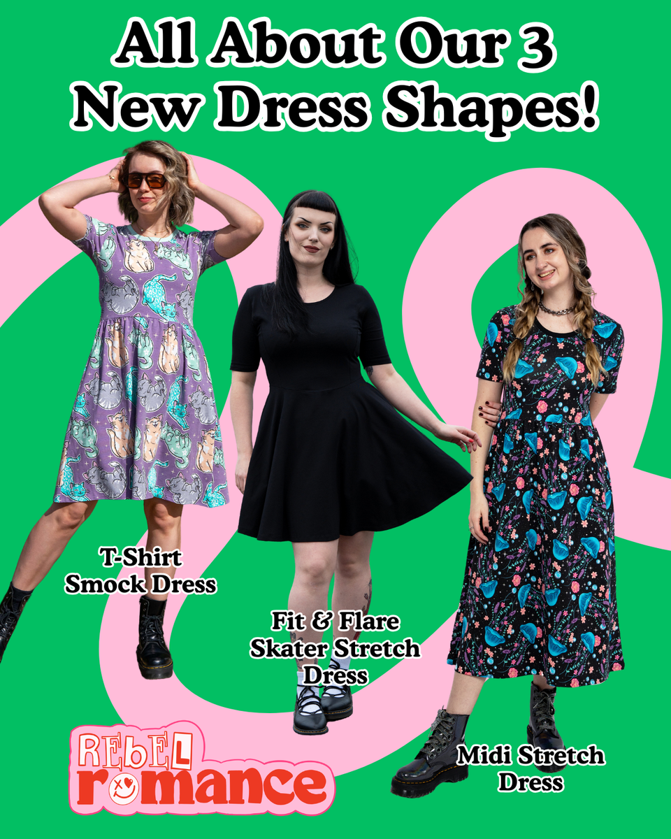 All About Our 3 New Dress Shapes! – Rebel Romance